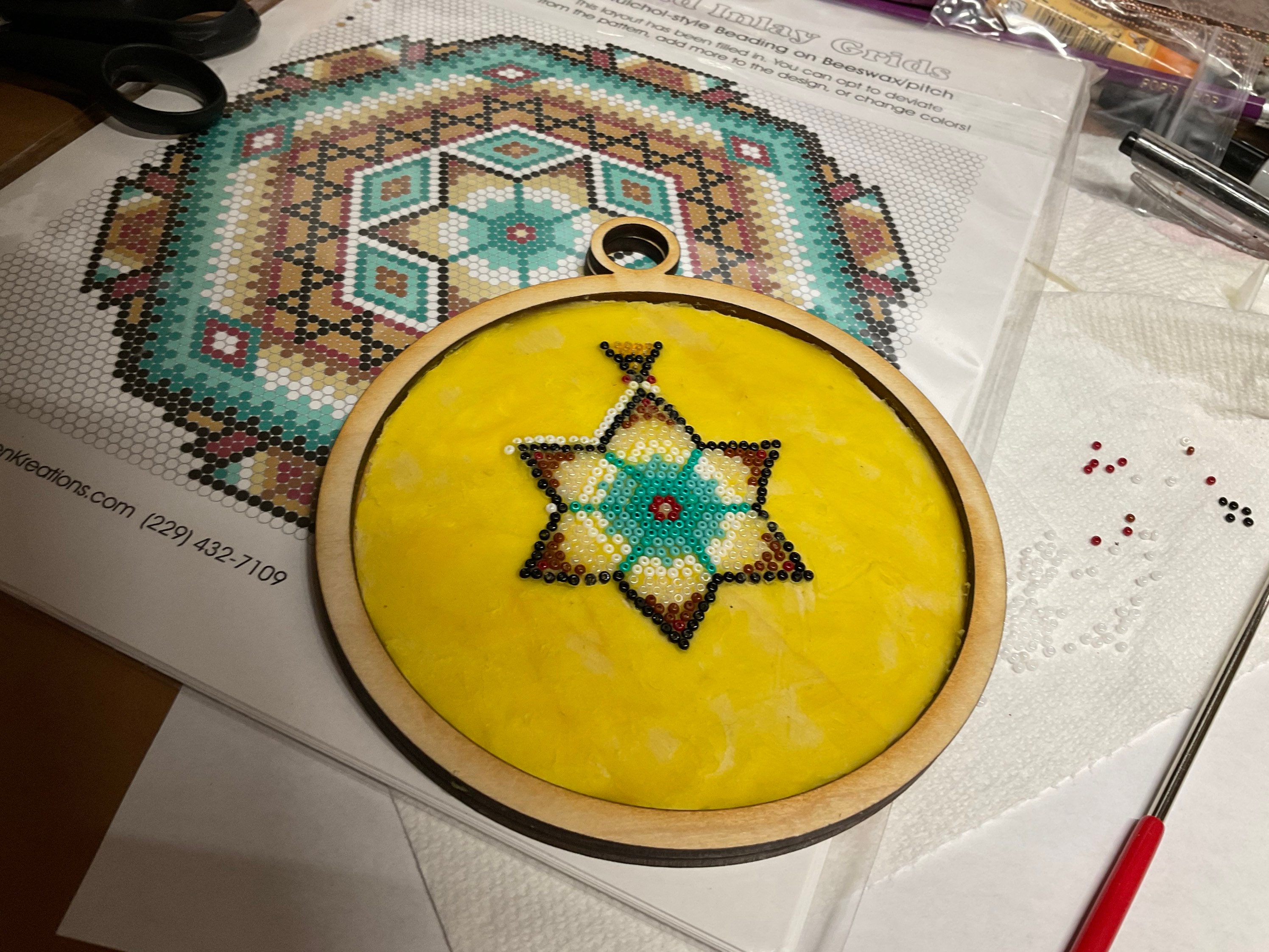 10 Beaded Bowl Patterns: Mexican Huichol-style Inlay Designs - Etsy