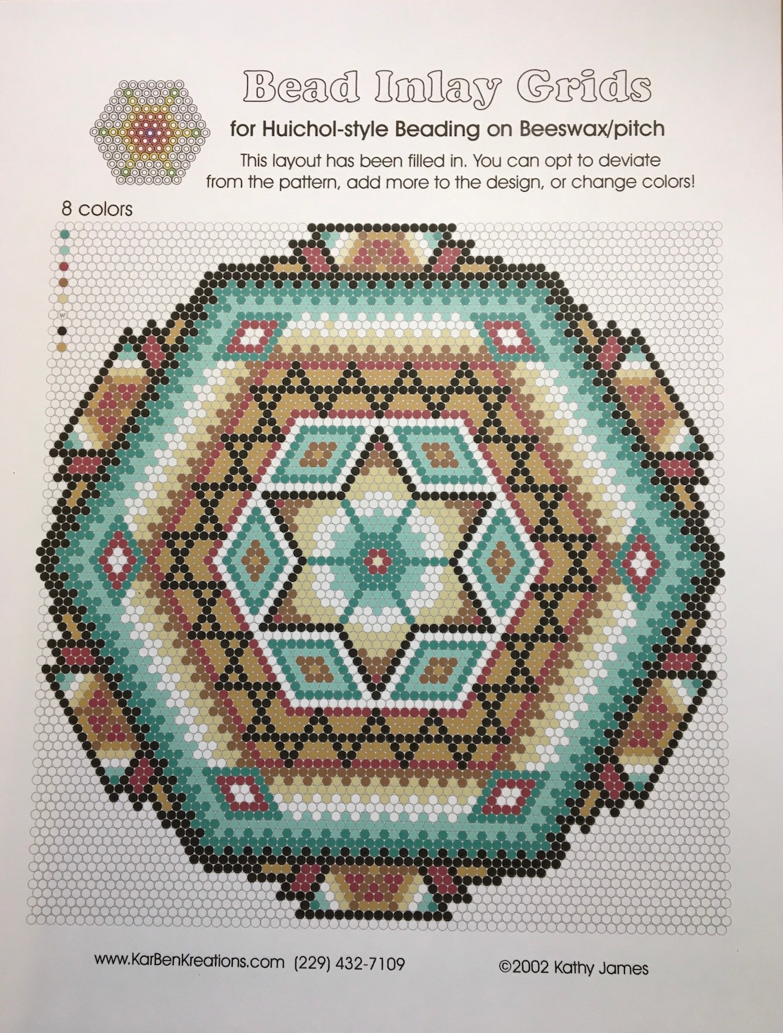 10 Beaded Bowl Patterns: Mexican Huichol-style Inlay Designs - Etsy