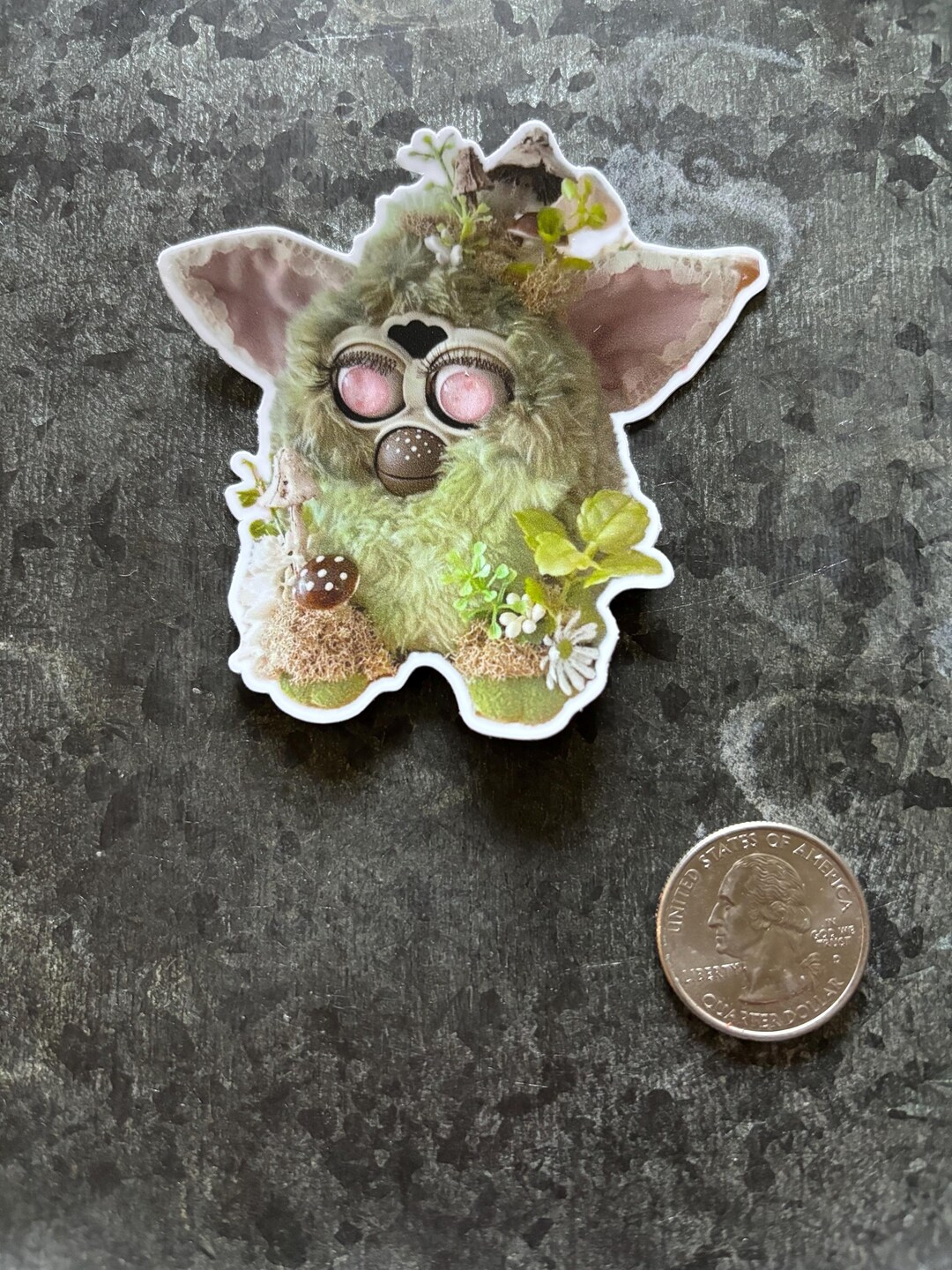 Mushroom Cottagecore Inspired Vinyl Furby Sticker - Etsy