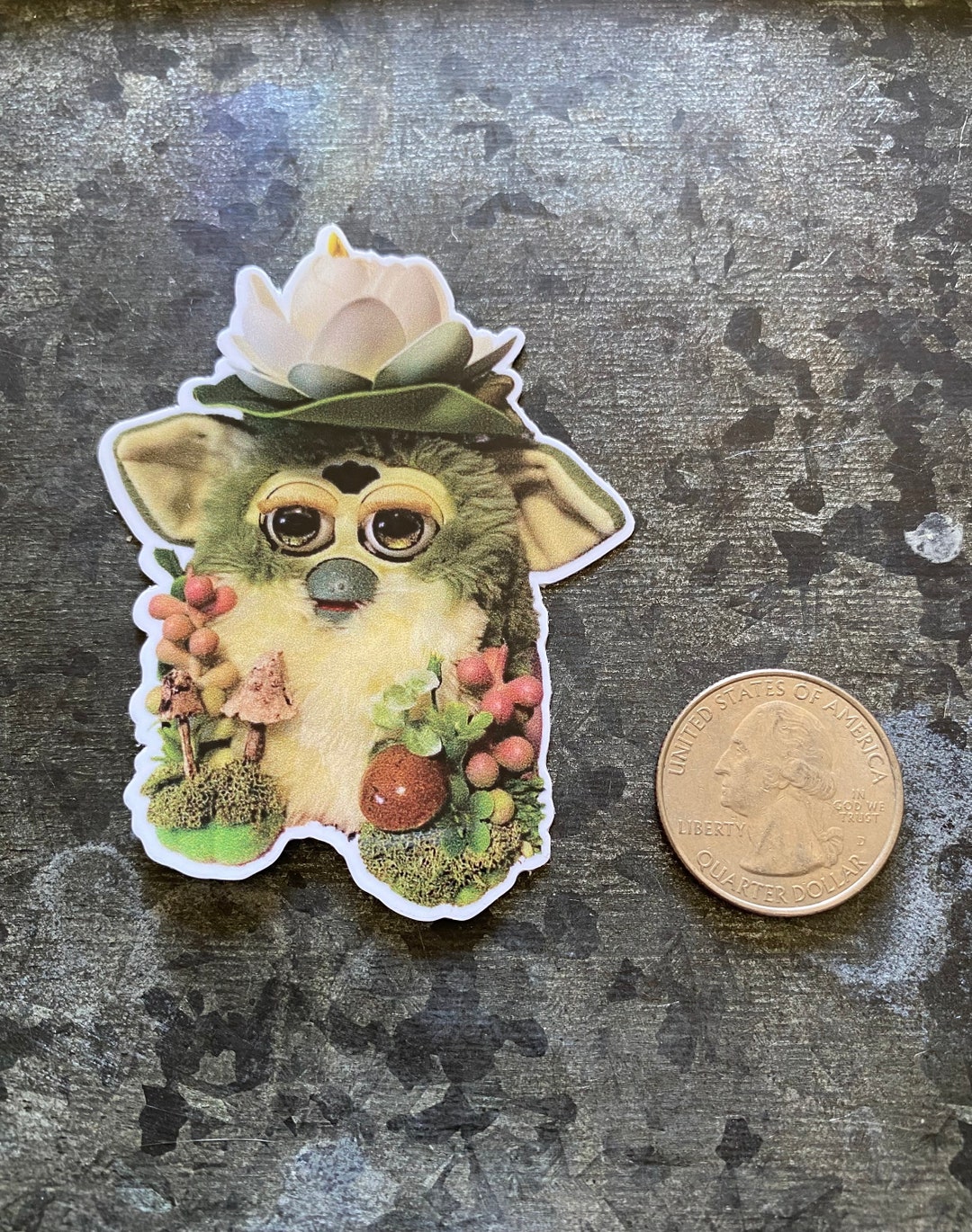 Frog Inspired Vinyl Furby Sticker - Etsy