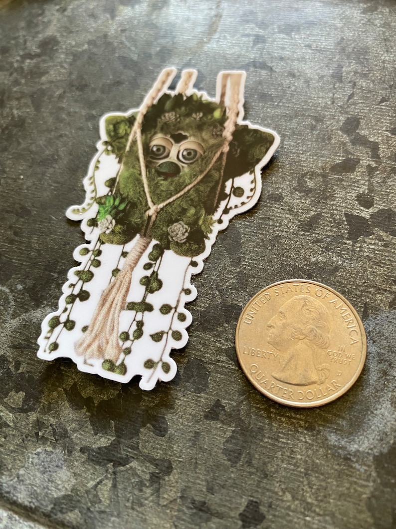 Sprout, Plant Inspired Vinyl Furby Sticker - Etsy