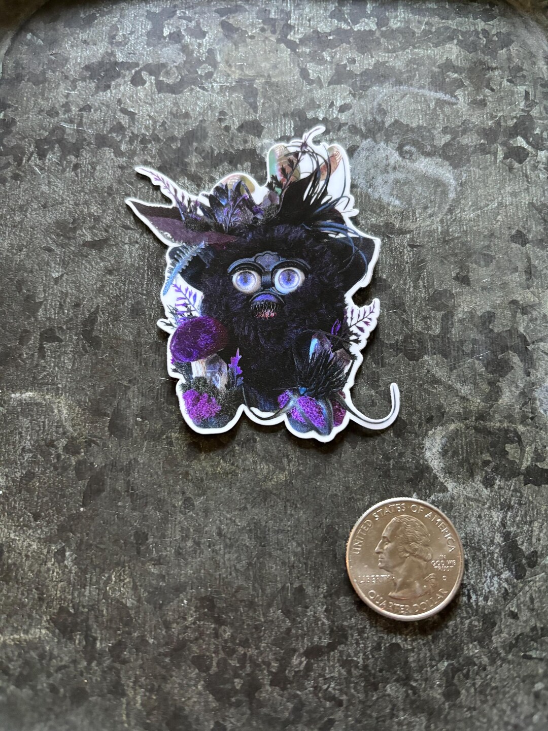 Gothic Venus Flytrap Inspired Vinyl Furby Sticker - Etsy
