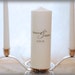 Personalized Unity Candle SET With Monogram Wedding Candles - Etsy