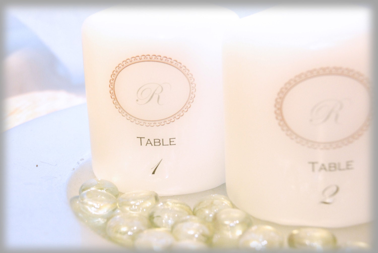 Wedding Reception Candle Table Numbers, Wedding Decorations, Wedding ...
