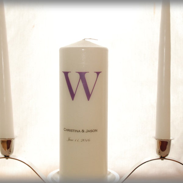 Monogram Candle - Etsy