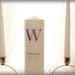 Personalized Unity Candle SET With Monogram I Wedding Candles - Etsy