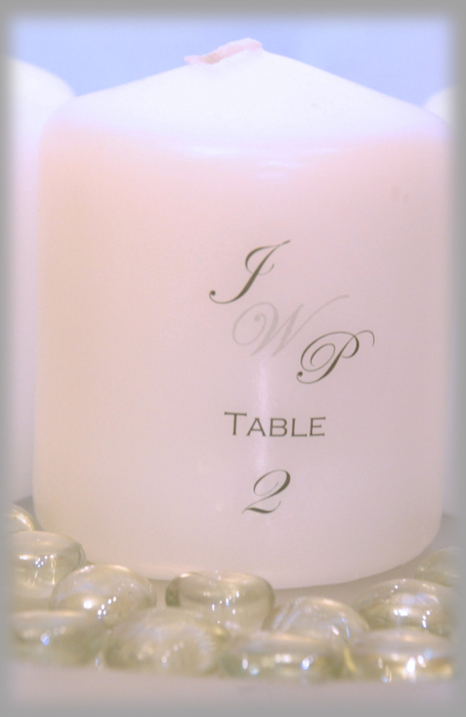 Wedding Reception Candle Table Numbers Wedding Decorations - Etsy