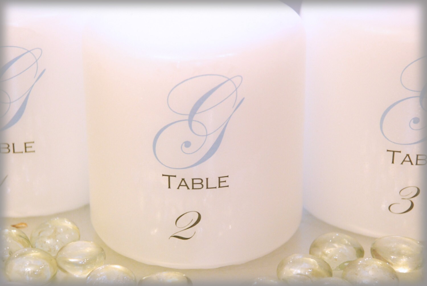 Wedding Reception Candle Table Numbers, Wedding Decorations, Wedding ...