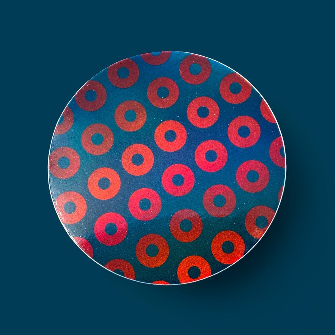 PHISH Donut Holographic Sticker 3" Circle - Etsy