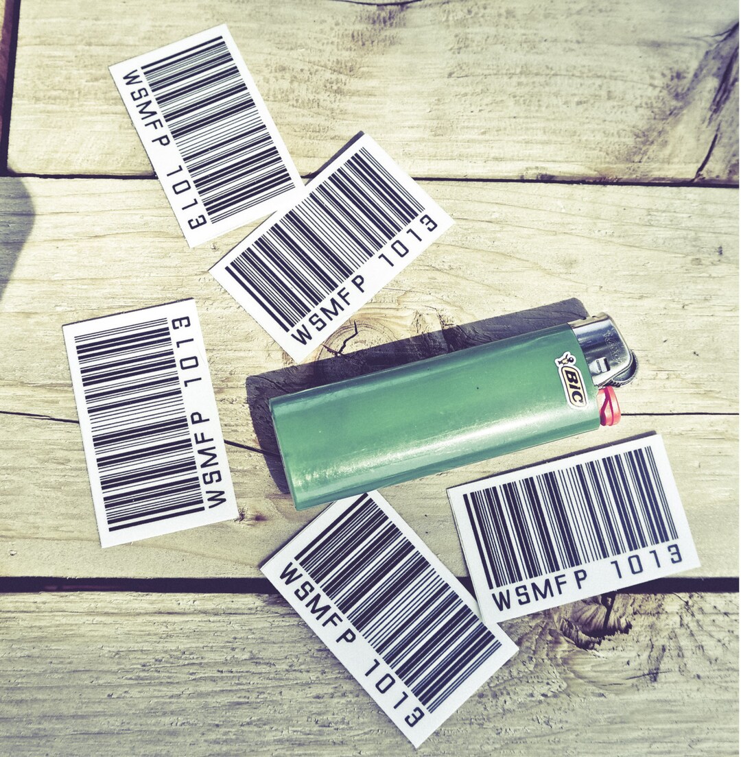 Mini "wsmfp 1013" Barcode. Widespread Panic!!! 5 Stickers for 5 Bucks ...