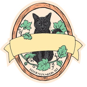 Custom Bottle Labels- Design and Illustration Included- Print Yourself ...