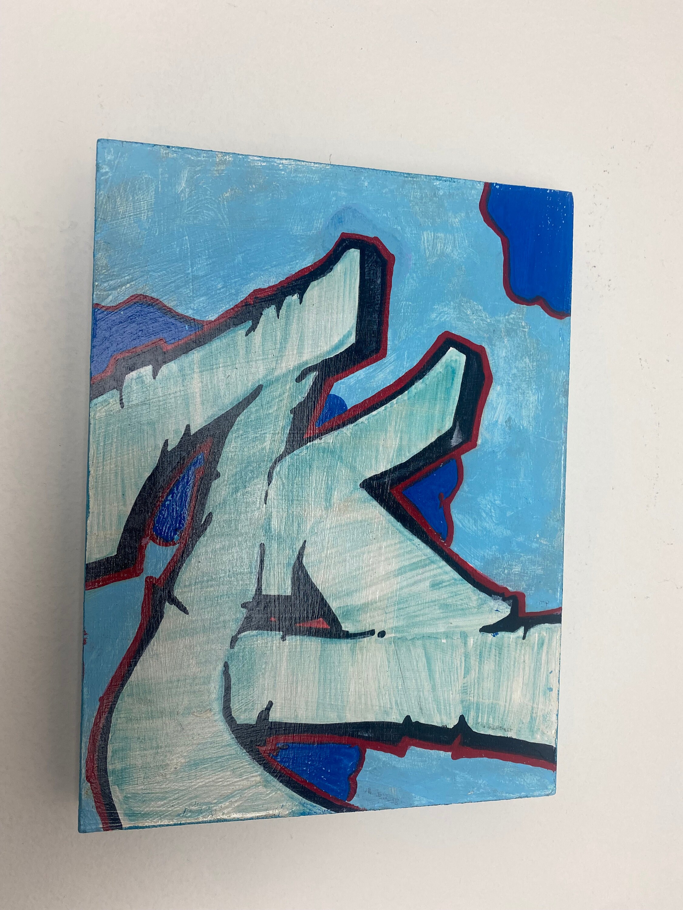 Custom Letter Wall Hanging Graffiti Art 6x8 Wood Cube - Etsy