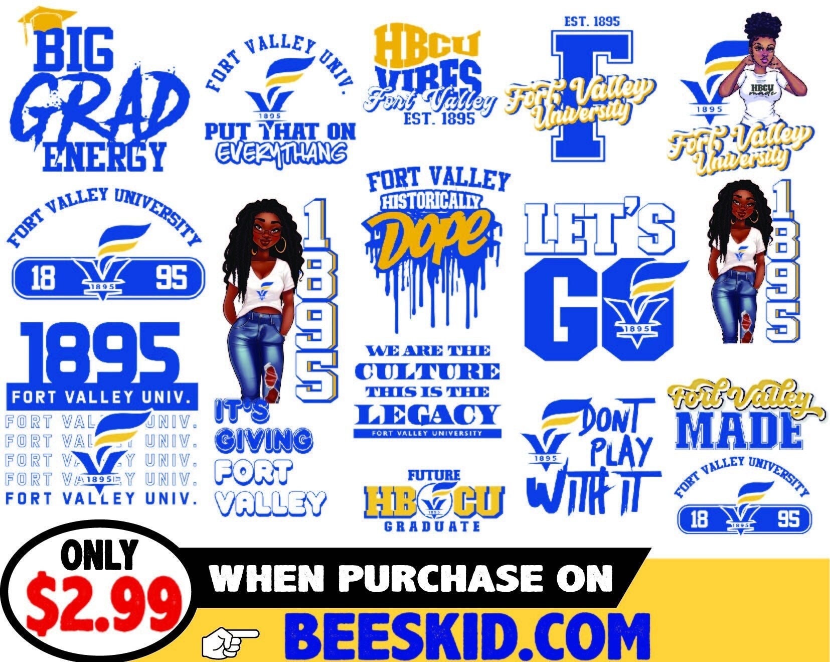 Fort Valley Hbcu Collection Hbcu Designs Hbcu Svg - Etsy