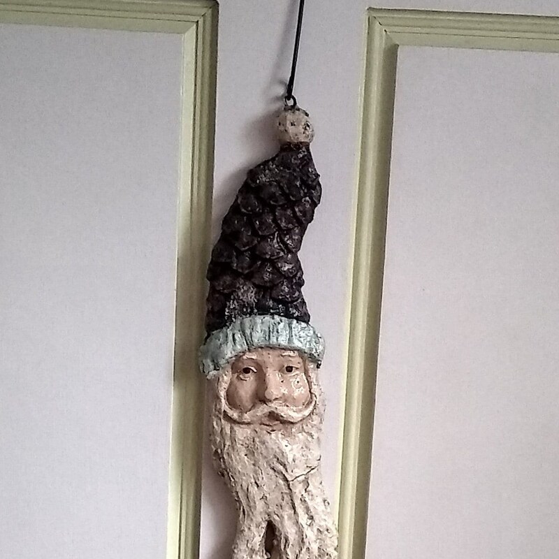 Santa Head Wall Hanging - Etsy