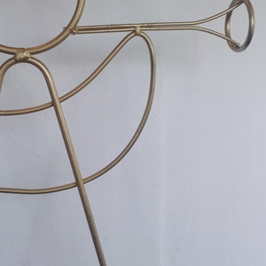 Vintage Large Gold Metal Angel Christmas Decor Plant Stand, Large ...