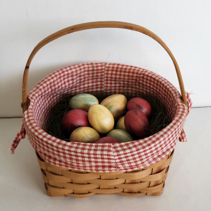 Red Basket - Etsy