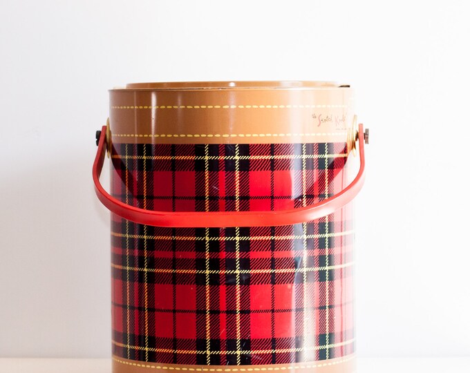 Red Plaid Ice Chest - Etsy