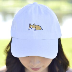 Relaxing Corgi Dad Cap - Etsy