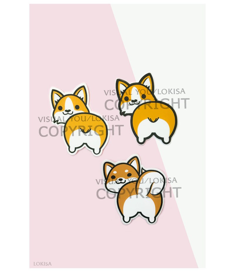 Paper & Party Supplies Holographic Paper vinyl Shiba Cat Wolf Graphic ...