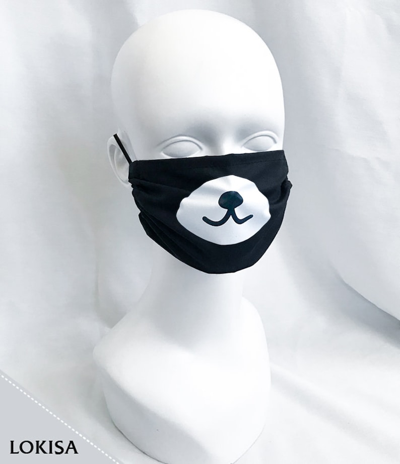 Kawaii Kuma Bear Snout Fashion Face Mask more Colors MADE | Etsy