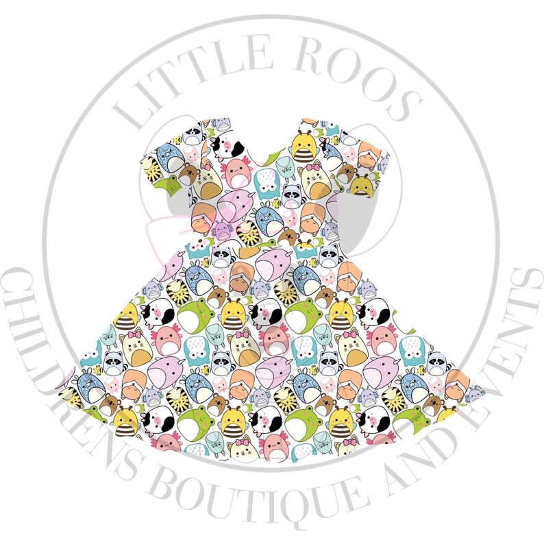 Squishmallow Seamless Pattern File Design Colorful Mash up Squishmallow ...