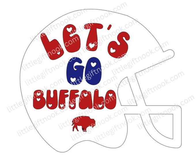 Let's Go Buffalo Print Ready to Press Sublimation Heat Press Design ...