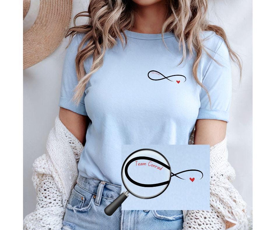 Team Conrad Infinity Heart PNG: TSITP Inspired Digital Design - Etsy