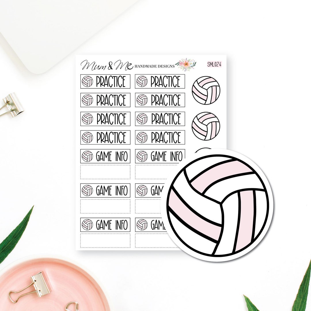 Netball Planner Stickers, Netball Stickers, Netball Practice Stickers ...