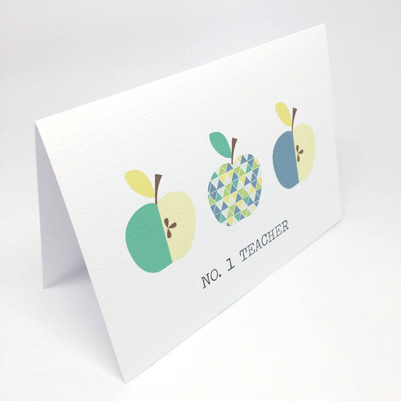 Teacher Thank You Card Card for Teacher No. 1 Teacher Card - Etsy Australia