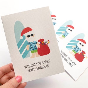 Australian Christmas Card Pack, Aussie Christmas Cards, Set of 5 Cards ...