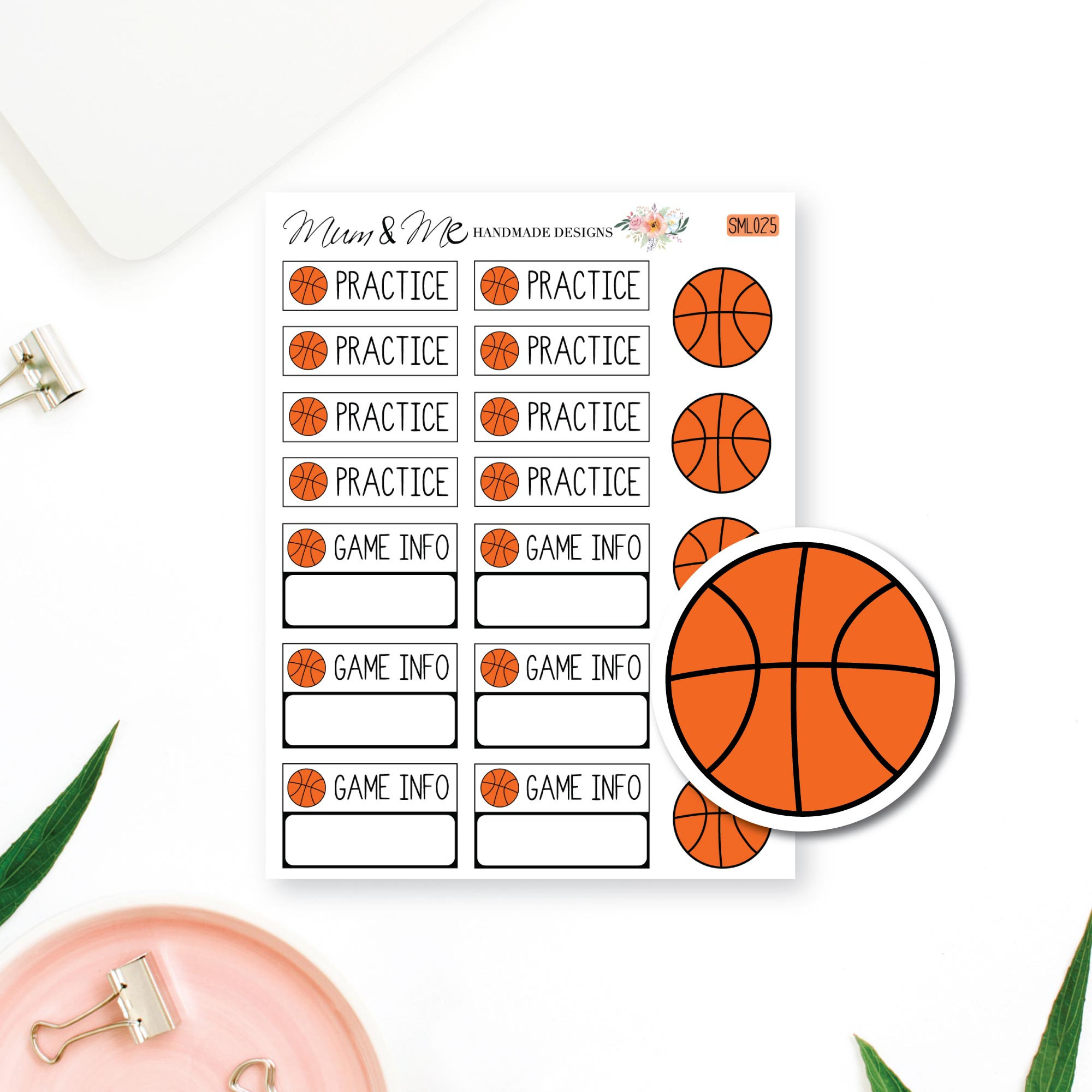 Basketball Planner Stickers Basketball Stickers Practice - Etsy Australia