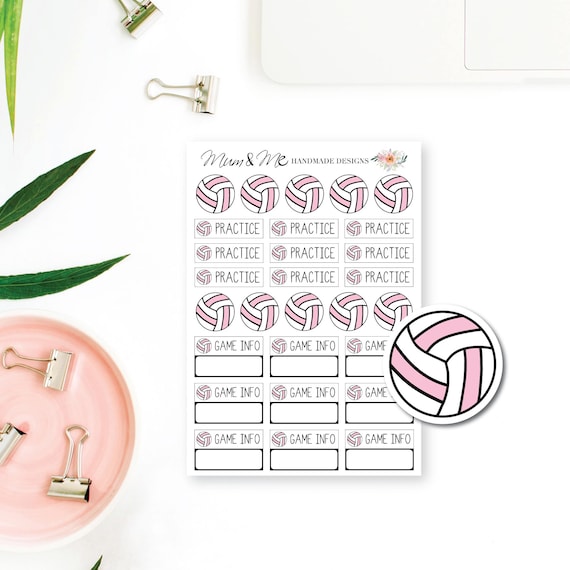Netball Planner Stickers Netball Stickers Netball Practice | Etsy