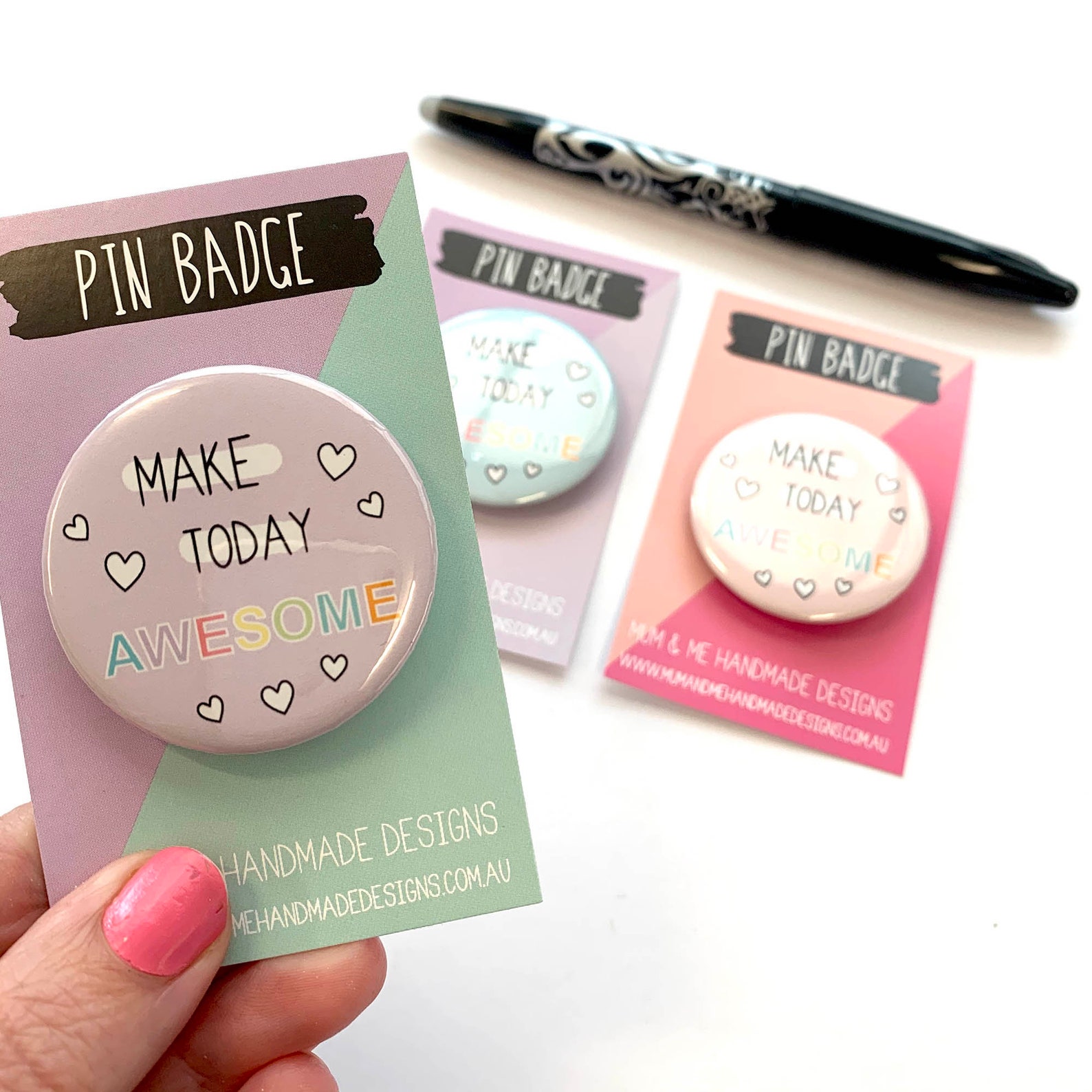 Positive Pin Button Badge Positive Quotes Pin Badge Metal | Etsy