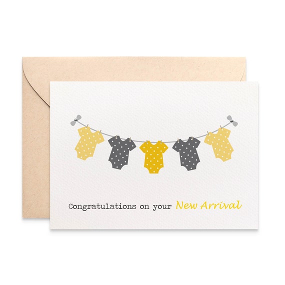 Welcome Baby Cards Neutral