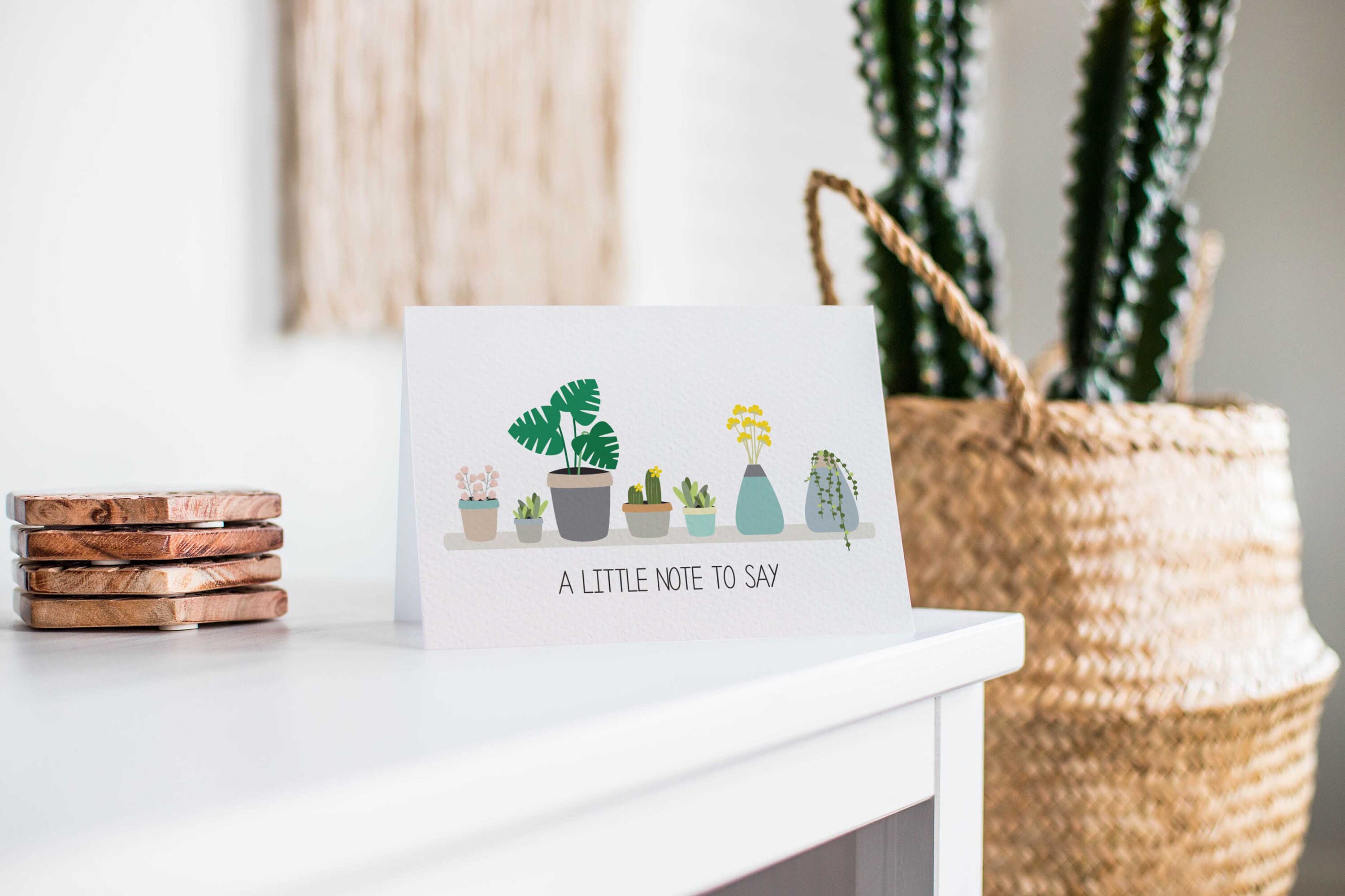 Thank You Card A Little Note to Say Card Thank You Greeting | Etsy