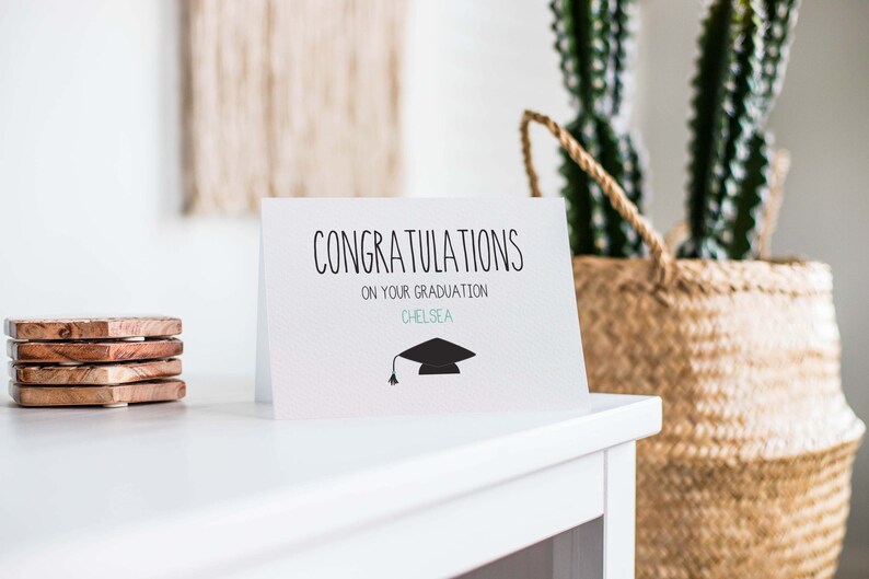Personalised Graduation Card Congratulations on Your - Etsy Australia
