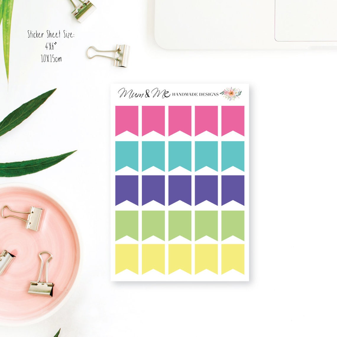 Flags Planner Stickers Flag Stickers Functional Planner | Etsy