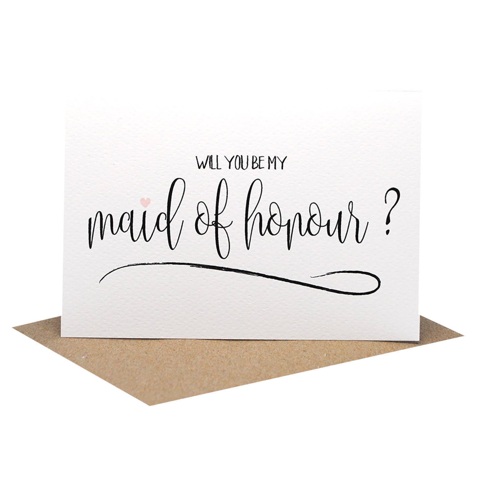 Will You Be My Maid of Honour Card Bridal Party Wedding Card - Etsy ...
