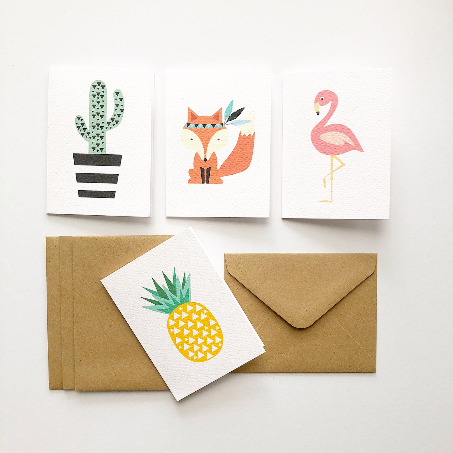 Mini Gift Card Pack and Envelopes Assorted Blank Cards - Etsy