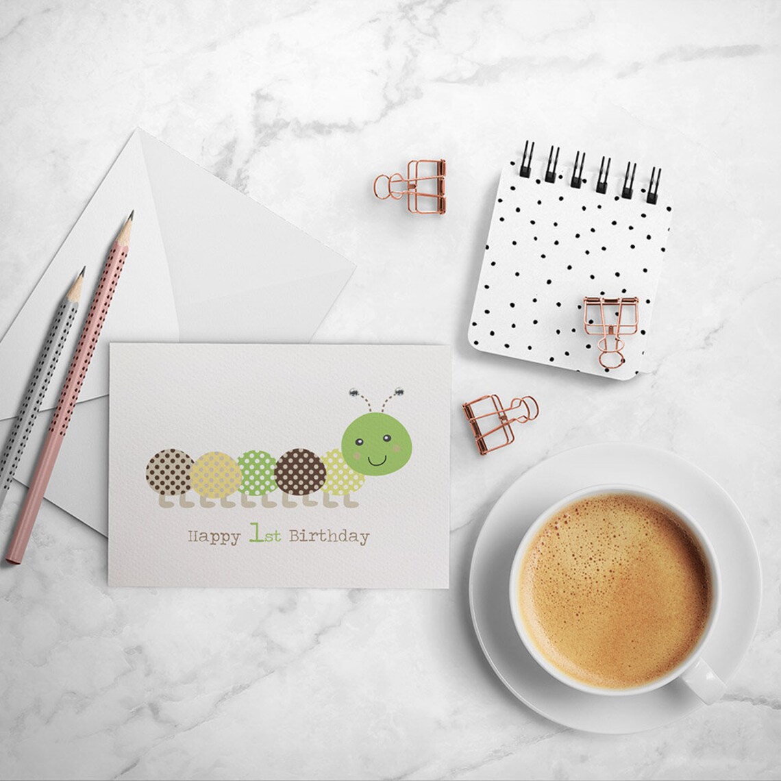 1st Birthday Card Boy Caterpillar Card Cards for Boys First - Etsy