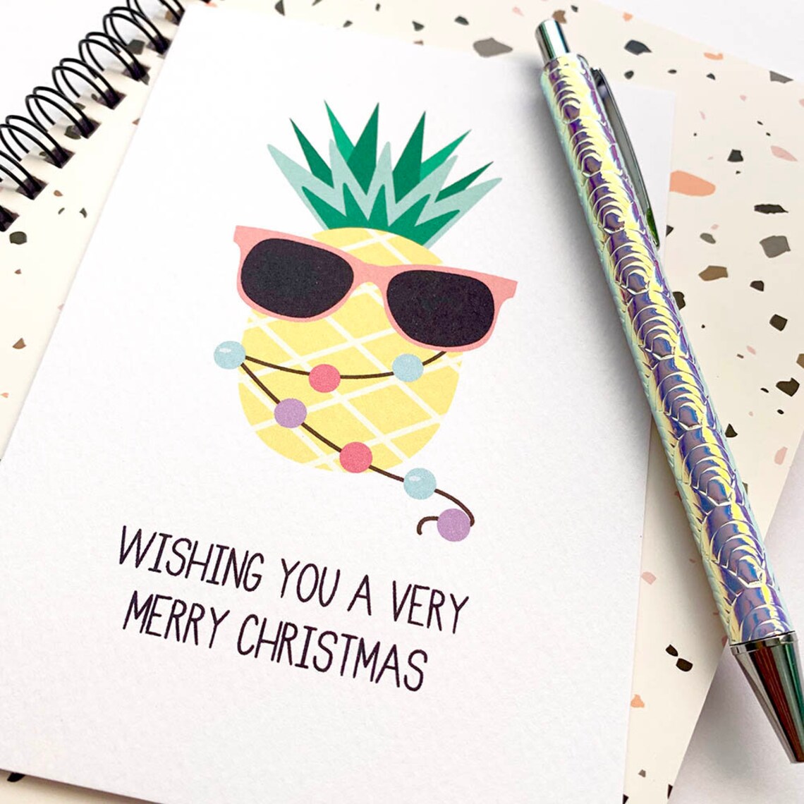 Australian Christmas Card Pack, Aussie Christmas Cards, Set of 5 Cards ...