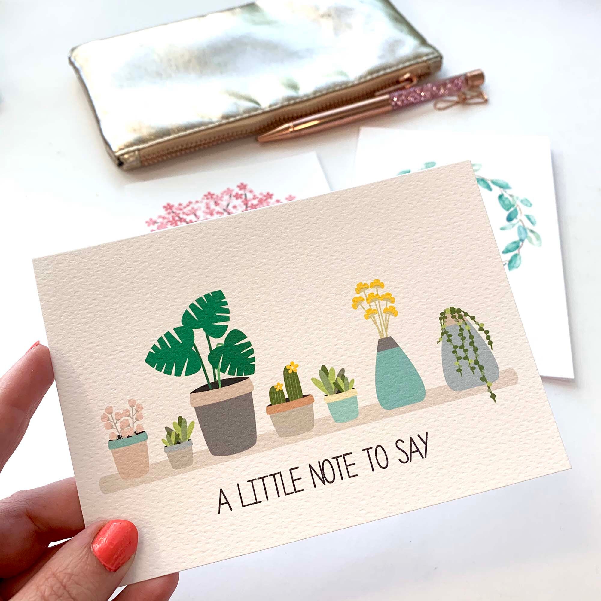 Thank You Card Pack, Set of 3 Cards, Greeting Cards, Cards to Say Thank ...