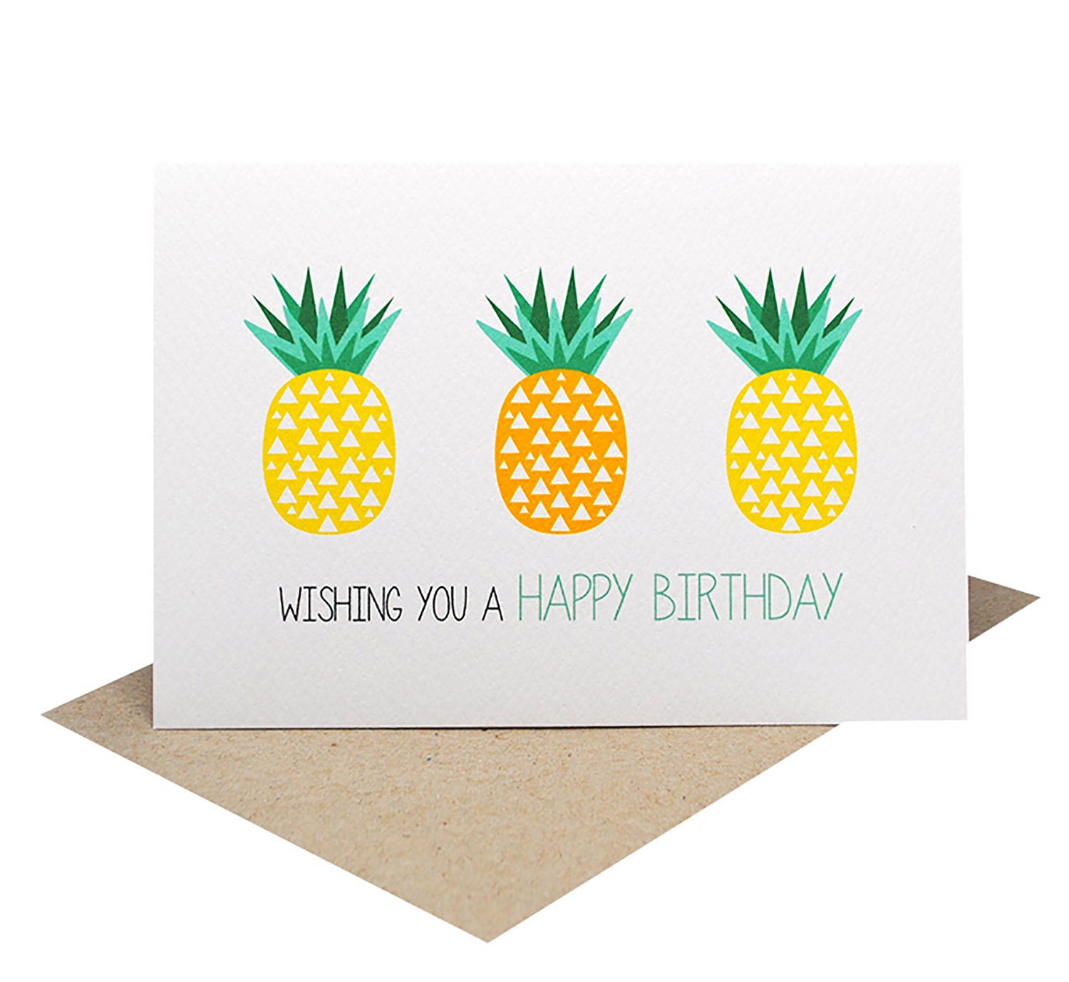 Pineapple Birthday Card, Birthday Card for Her, Womens Birthday Card ...