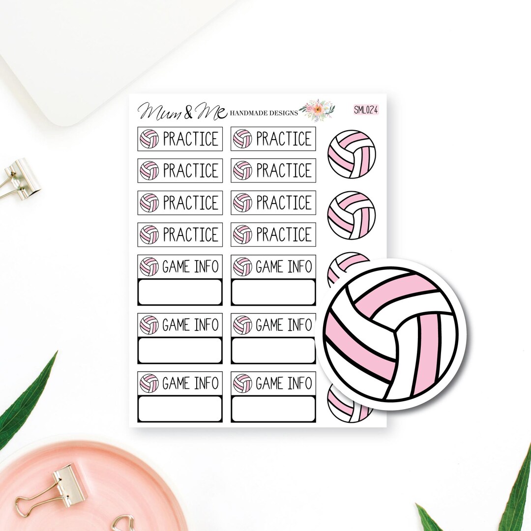 Netball Planner Stickers Netball Stickers Netball Practice - Etsy Australia