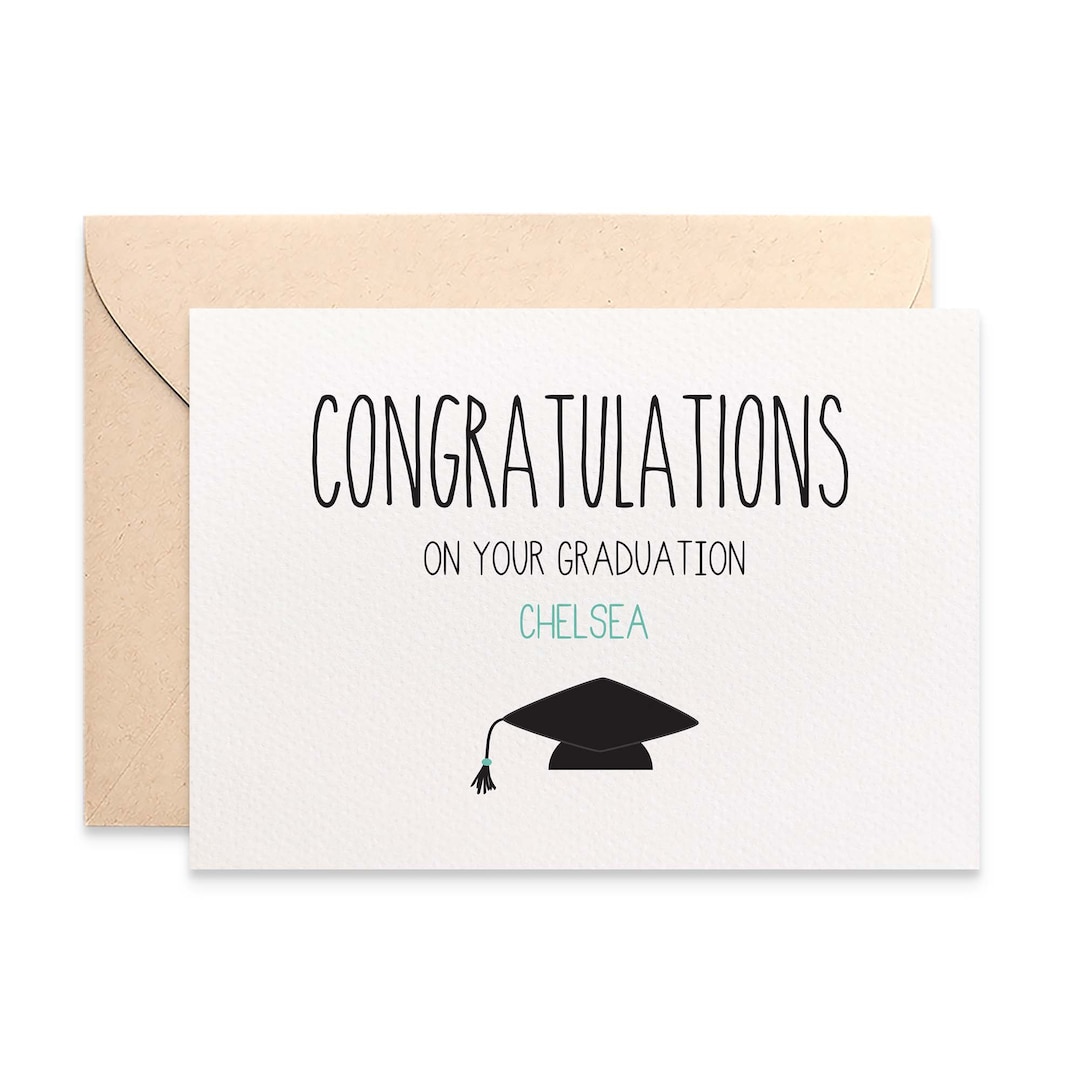 Personalised Graduation Card, Congratulations on Your Graduation ...