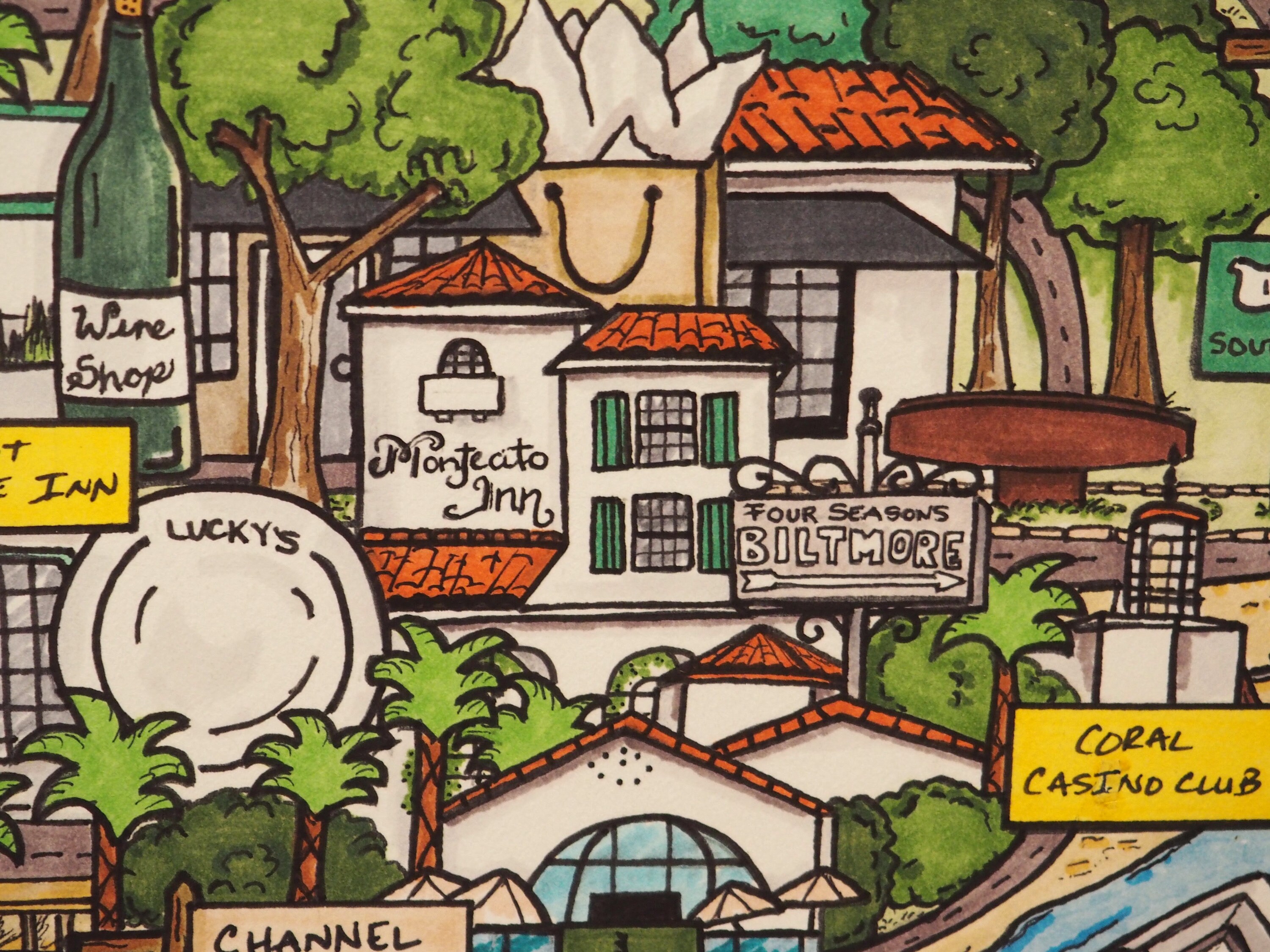 Montecito Map - Etsy