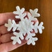 Bulk Felt Snowflakes for Holiday Crafting Flat Felt Snow Flake ...