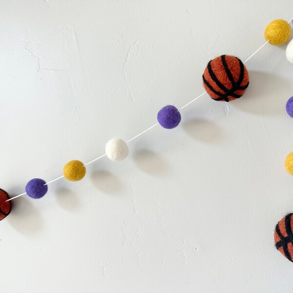 Basketball Garland - Etsy
