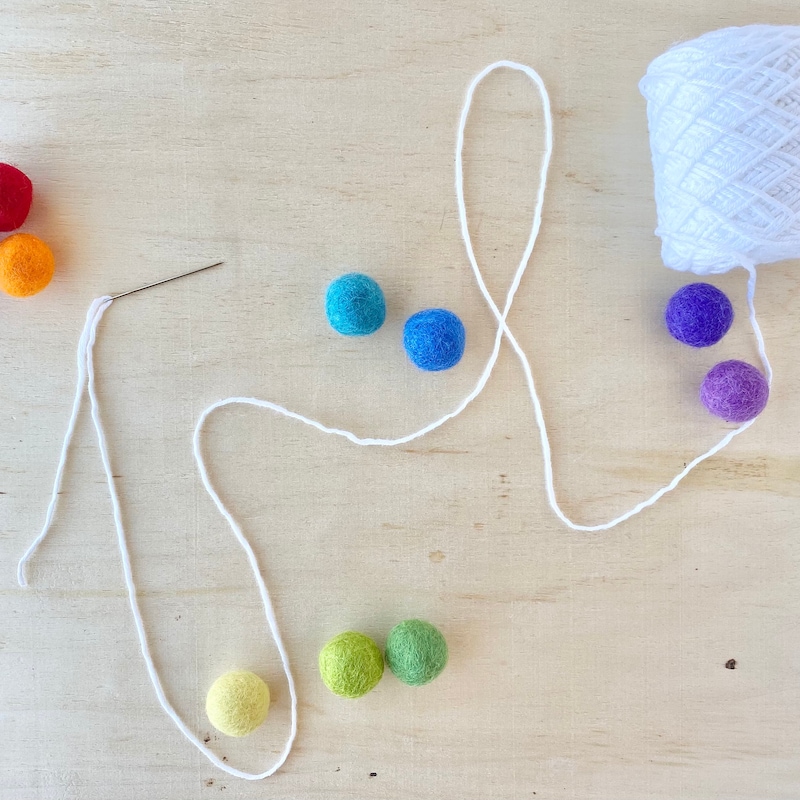 Felt Pumpkin String - Etsy