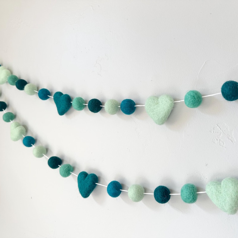 Blue and Teal Garlands - Etsy